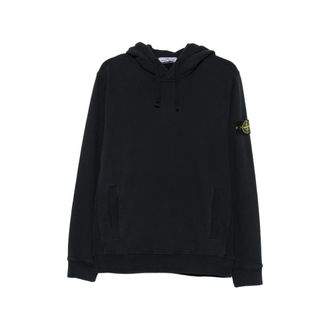 Stone Island Logo-patch Drawstring Hoodie