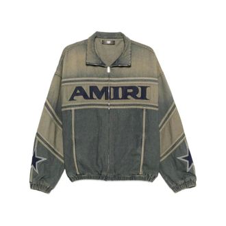 Amiri Homme, Vestes, Multicolore, Taille: 2XL Sport Denim Track Jacket