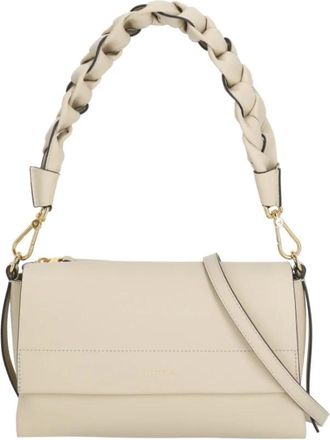 Coccinelle Femme, Sacs, Beige, Taille: ONE Size Boheme Grana Double Sac Bandouli&egrave;re