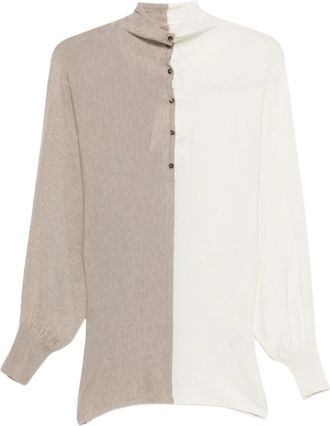 Jacquemus Femme, Pulls, Beige, Taille: 34 FR Le Polo Losange