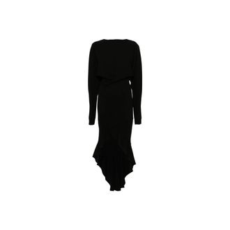Philosophy di Lorenzo Serafini Drapiertes Kleid mit R&uuml;schen - - Dresses - Damen - Schwarzk - M