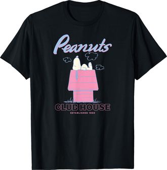Peanuts Snoopy Peanuts Club House Pastell Design T-Shirt