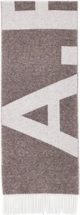 A.P.C. Tücher & Schals - Wollschal mit großem Logo - Gr. unisize - in Braun - für Damen