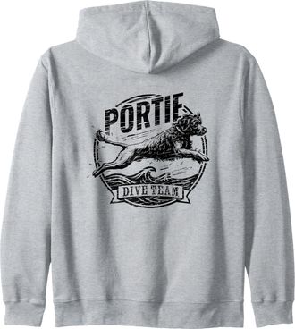 Creativemotions Portugiesischer Wasserhund - Tauchteam Kapuzenjacke