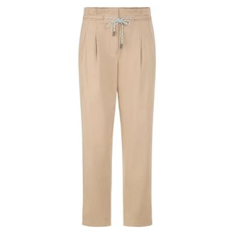 Marc Cain Paperbag Hose Faqus mit High Waist - - Trousers - Damen - Beige - S