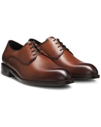 HUGO BOSS Schn&uuml;rer in Derby-Form mit Signature-Details in