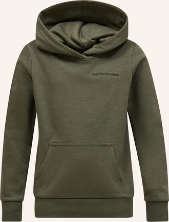 Peak Performance Jr Original Small Logo Hood Kapuzensweatshirt gruen