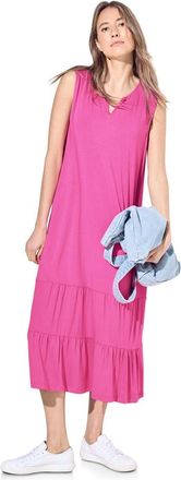 Cecil Damen B144024 Sommerkleid, Bloomy pink, XXL