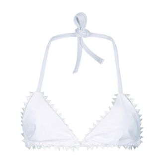 Jacquemus Femme, Maillots de bain, Blanc, Taille: 36 FR Le Haut De Maillot Picot