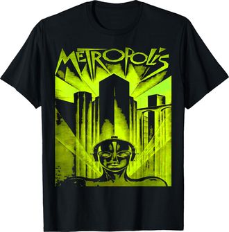 MathWare Vintage Nerdy Metropolis Sci-Fi Film Wissenschaft Lehrer Geek T-Shirt