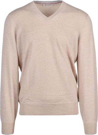 Brunello Cucinelli Herren, Strickwaren, Beige, XLGr&ouml;&szlig;e