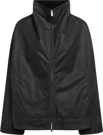 Toteme Femme, Vestes, Noir, Taille: 38 FR Zipped Country Jacket