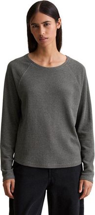 Marc O'Polo Denim Langarmshirt aus weichem Waffle-Jersey