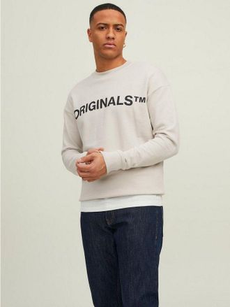 Jack & Jones Sweatshirt Basic Langarm Rundhals JORCLEAN JORCLEAN SWEAT CREW NECK SN