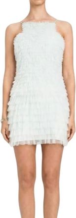 Twinset Femme, Robes, Bleu, Taille: 38 FR Robe Courte en Tulle