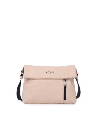 KCB Kleine Diebstahlschutz-Umh&auml;ngetasche Strong | 100% Vegan, beige, 5 liters