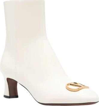 Valentino Garavani VLogo Signature Ankle Boot - - Shoes - Damen - Wei&szlig; - 37 EU