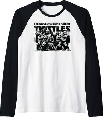 Teenage Mutant Ninja Turtles TMNT Teenage Mutant Ninja Turtles Streetstyle-Gruppe im klassischen Stil Raglan