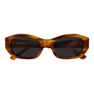 Balenciaga Geometrische Sonnenbrille - - Accessories - Damen - Braun - ONE SIZE