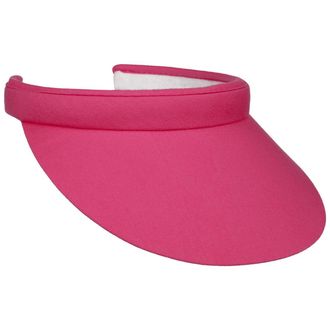 LIPODO Visor Sport Cap Schirm Unifarben Baumwolle Frotteeband Damen Golf Tennis Freizeit Sommer pink One Size