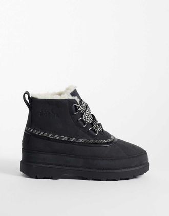 Sorel Ambler Fireside Chukka WP Stiefel in Schwarz