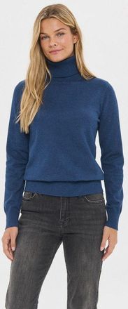 Saint Tropez Rollkragenpullover J2046, MilaSZ Rollneck Feinstrick mit Viskose, Classic fit