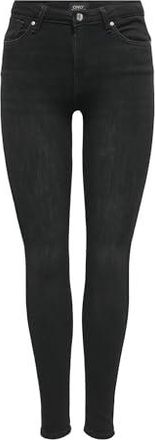 Only Jean Skinny ONLPOWER Taille Moyenne Skinny Fit Jeans Washed Black XL 32 Washed Black XL / L32