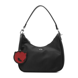 GCDS Gcds, Femme, Sacs, Noir, Taille: ONE Size Sac bandouli&egrave;re en nylon mini