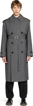Jil Sander Wool Gabardine Trench Coat