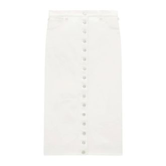 Courrèges Femme, Jupes, Blanc, Taille: 40 FR Jupe en denim Flex