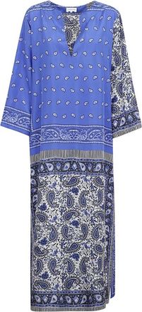 P.A.R.O.S.H. P.a.r.o.s.h., Femme, Robes, Multicolore, Taille: 42 FR V-neck Maxi Dress