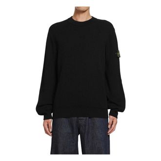 Stone Island Homme, Pulls, Noir, Taille: L Pulls &agrave; col rond