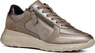 Geox Damen D ALLENIEE B Sneaker, Taupe, 37 EU