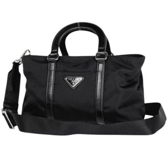 Prada Sac &agrave; main vintage doccasion - Femme - Pre-owned - Noir - Taille: ONE Size