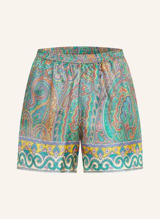 Etro Etro Seidenshorts blau