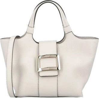 Roger Vivier Femme, Sacs, Gris, Taille: ONE Size Belle Vivier Shopping Mini