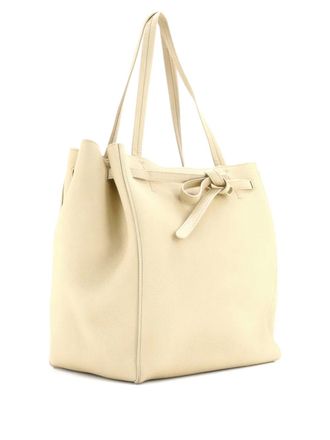 Celine Phantom Tie Cabas Leather Small tote bag - Tons neutres