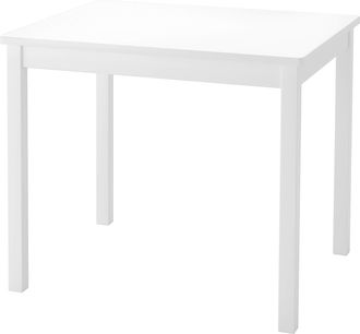 IKEA KRITTER Kindertisch 59x50 cm, Wei&szlig;