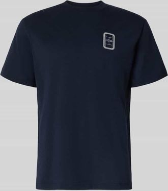 Lacoste Regular Fit T-Shirt aus reiner Baumwolle Modell CN Tenniscourt Backprint