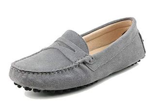 Minitoo Femme Loafers & Mocassins Gris Suede Chaussure Conduite YB9603 EU 39.5