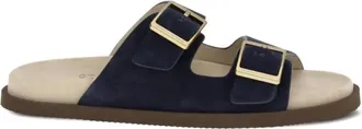 Brunello Cucinelli Homme, Chaussures, Bleu, Taille: 42 EU Sandales en daim