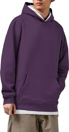 Generic Sweat &agrave; capuche l&eacute;ger uni pour homme 2026 automne hiver tendance d&eacute;contract&eacute; &agrave; manches longues surdimensionn&eacute; coupe ample confortable v&ecirc;tements pour e