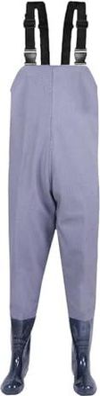 Generic Waders Bottes de p&ecirc;che Pantalon de p&ecirc;che avec bretelles Respirant Crosswater Waders Jean Combinaison Homme, violet, 54