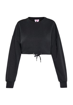 Mymo Sweatshirt Damen schwarz