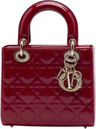 Dior Pre-owned Lady Dior - Femme - Pre-owned - Rouge - Taille: ONE Size