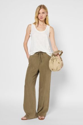 Gerard Darel D&eacute;bardeur en lin - GAIA - Ecru