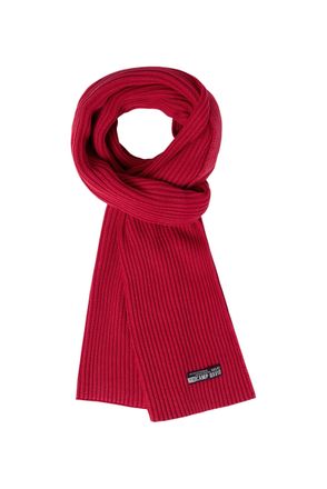 Camp David Herren Rippstrickschal Stone Washed Royal Red, None