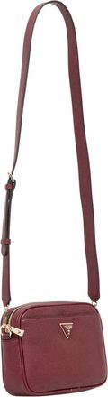 Guess Femme, Sacs, Rouge, Taille: ONE Size Sac bandouli&egrave;re Meridian