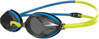 Speedo Unisex Erwachsene Vengeance Schwimmbrille | Wettkampf | Training Schwimmbrille, Atomic Lime/Pool Blue/Smoke, Einheitsgröße