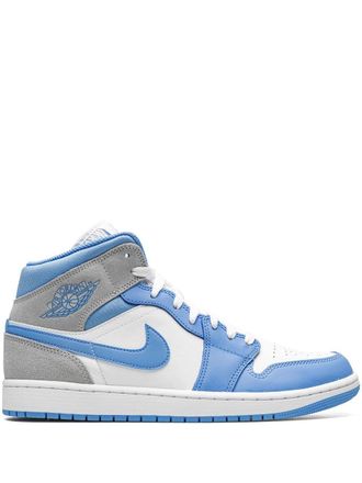 Nike Jordan baskets montantes Air Jordan 1 University Blue/Grey - Bleu